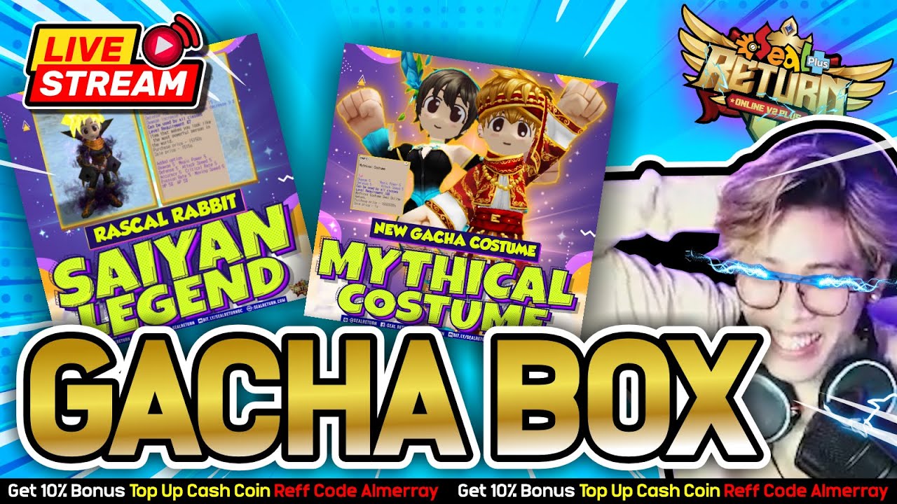 🔴 [ LIVE ] - GACHA GOLDEN CHEST ISI BAGUS BANGET !! LESGOW !! - SEAL ...