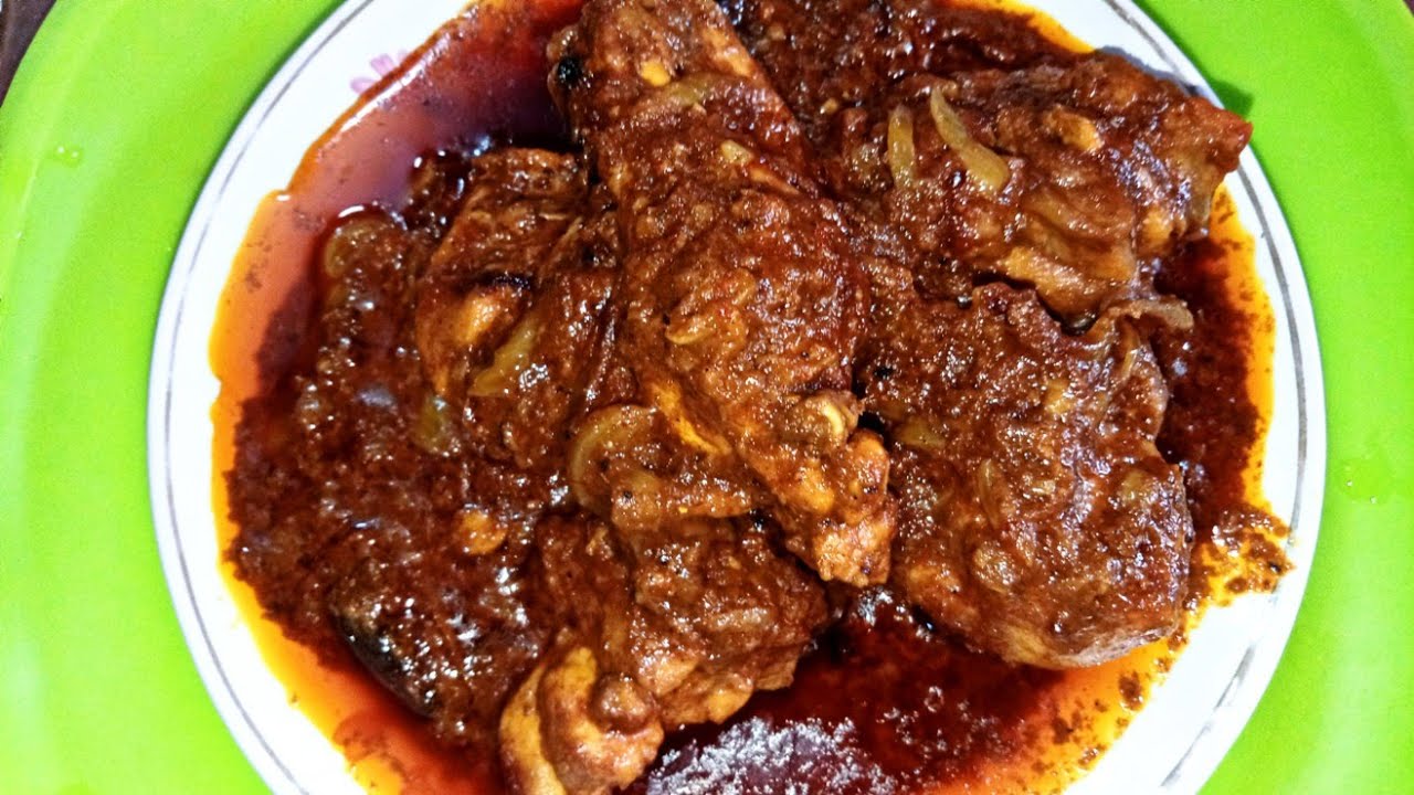 Restaurant style simple and easy chicken kasha recipe ।। চিকেন কষা ...