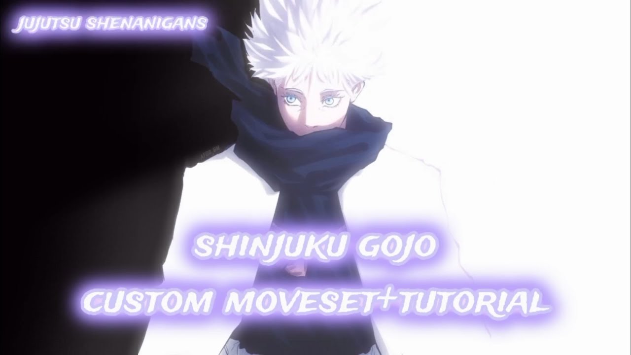 shinjuku gojo moveset jjs with tutorial|(no hollow purple 200%)|jujutsu ...