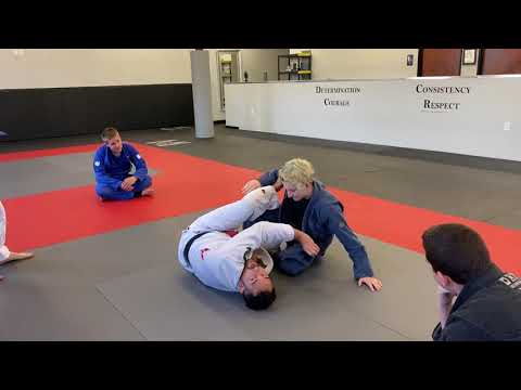 Reverse De La Riva to Lapel Sweep from Inversion Counter - YouTube