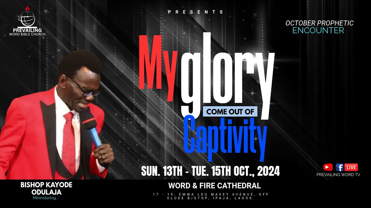 MY GLORY; COME OUT OF CAPTIVITY DAY2 | MONDAY 14th OCT. 2024 - YouTube