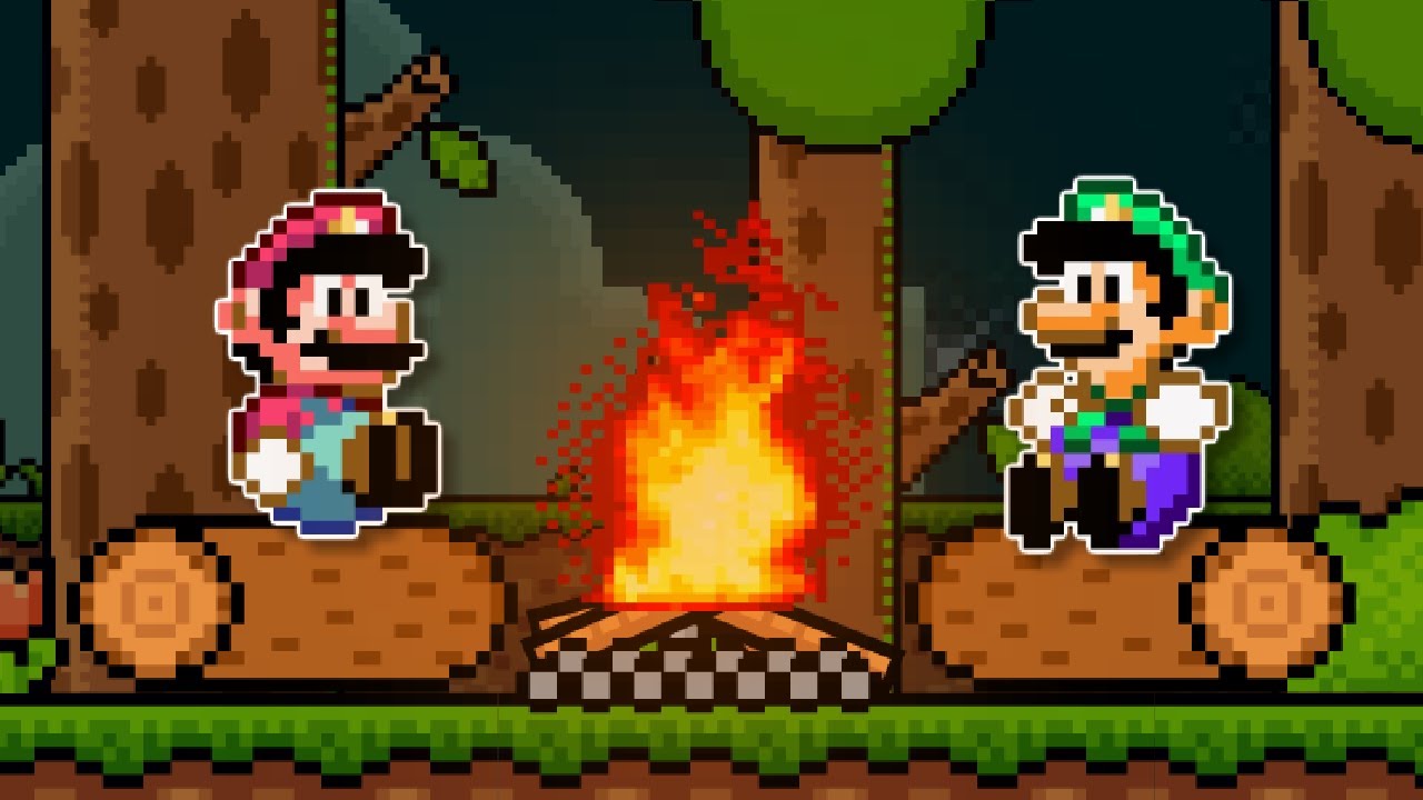 Mario and Luigi Go Camping - YouTube