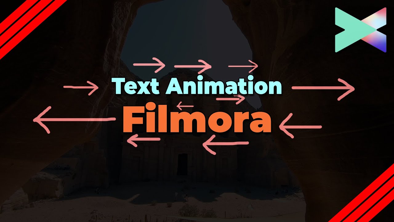 Simple Title Card Animation - Wondershare Filmora X - YouTube