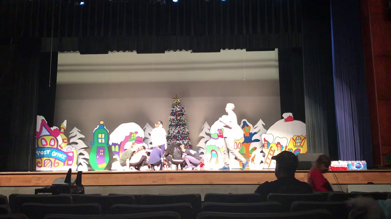 Grinch tech rehearsal - YouTube