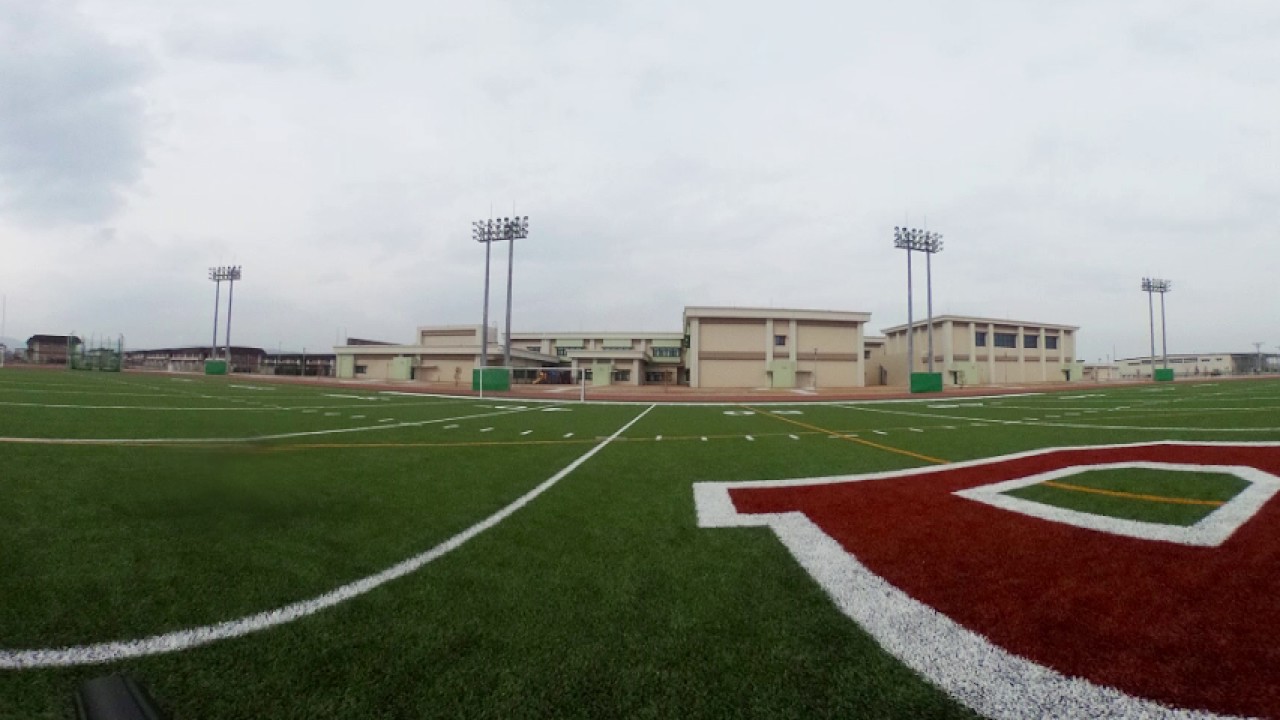 Matthew C. Perry High School Sports Field 360 Tour View From Mid-Field ...