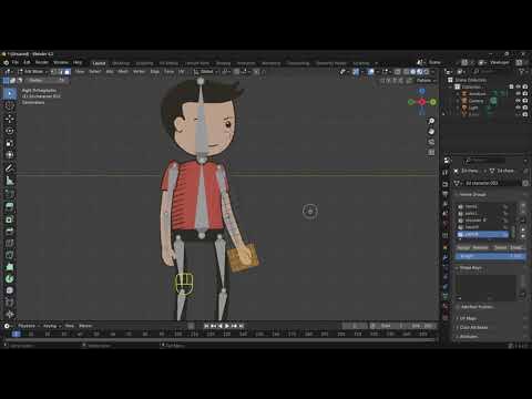 Noob vs Pro artist: Animating 2D characters in Blender - YouTube