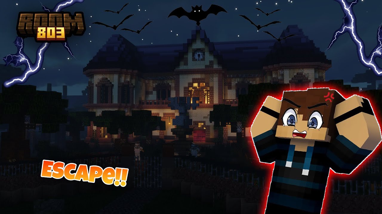 ESCAPE THE HORROR HOTEL IN MINECRAFT ☠😱 | ROOM 803 - YouTube