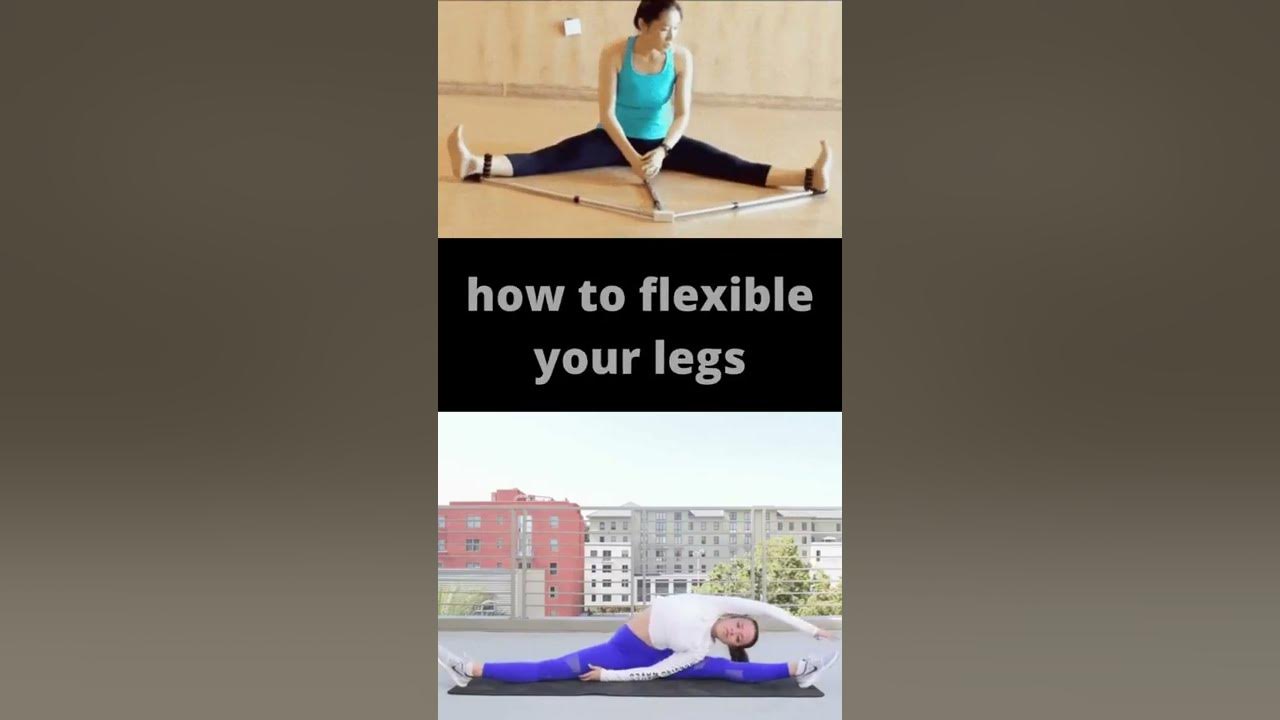 how to flexible your legs practice at home easily - YouTube