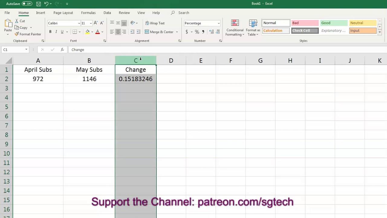 Calculating Percent Change Between Two Numbers YouTube calculating-percent-change-between-two-numbers-youtube