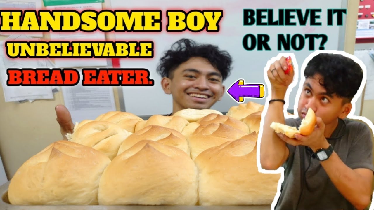 Handsome Boy bread eater/ASMR/Mukbang tinapay/Rikzone Videos - YouTube