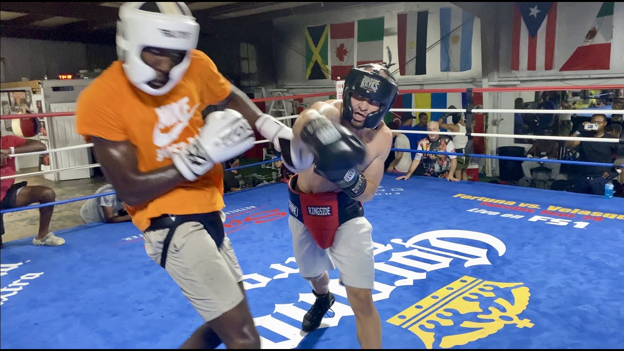 BEAST MODE SPARRING AT THE BOXING GYM!!! - YouTube