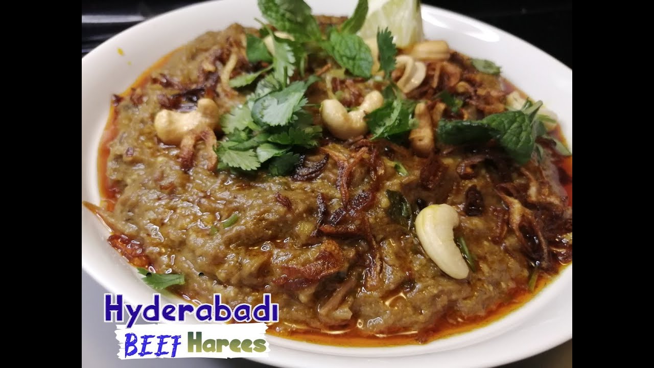 Ramzan Special Hyderabadi Beef Harees -Hyderabadirelish -How to make ...