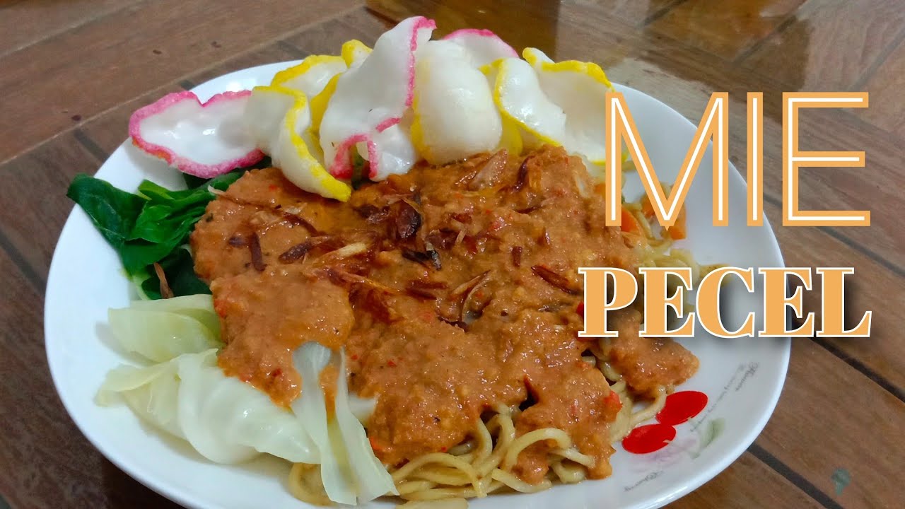 RESEP PECEL MIE YANG MUDAH || COCOK MENU MAKAN SIANG DI MUSIM PANAS # ...
