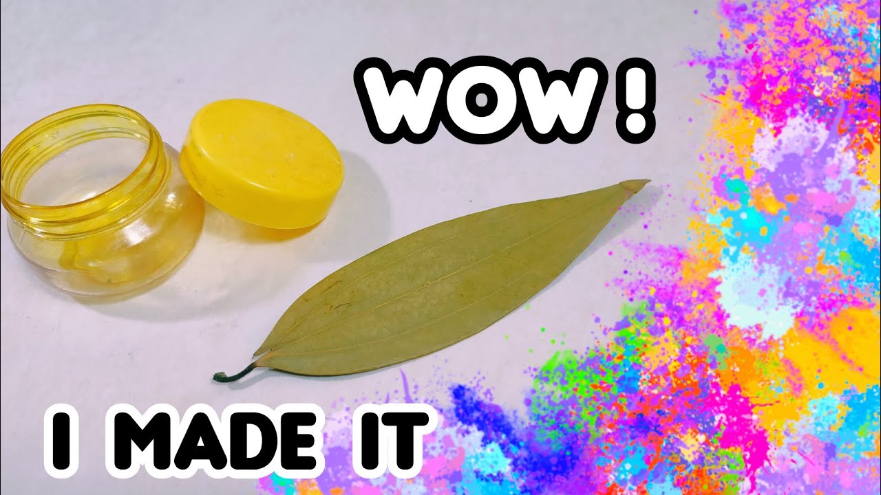 CUTE ! Craft ideas from Waste Plastic box and Bay leaf | DIY Home decor ...