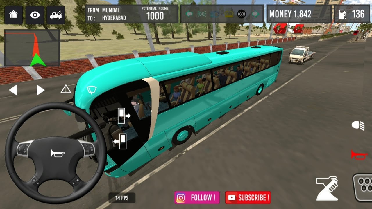 IDBS Bus Simulator Game | IDBS Bus Simulator Game video | City Bus ...