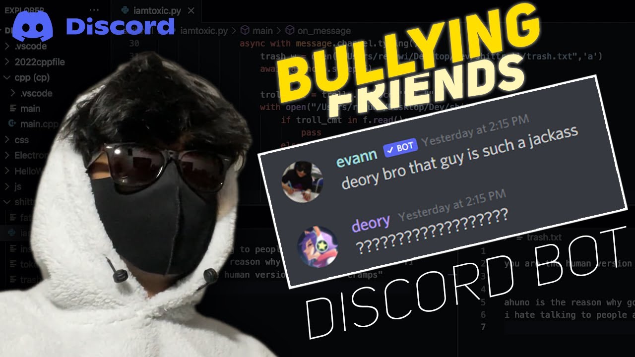 Bullying my Friends with a Discord Bot - YouTube