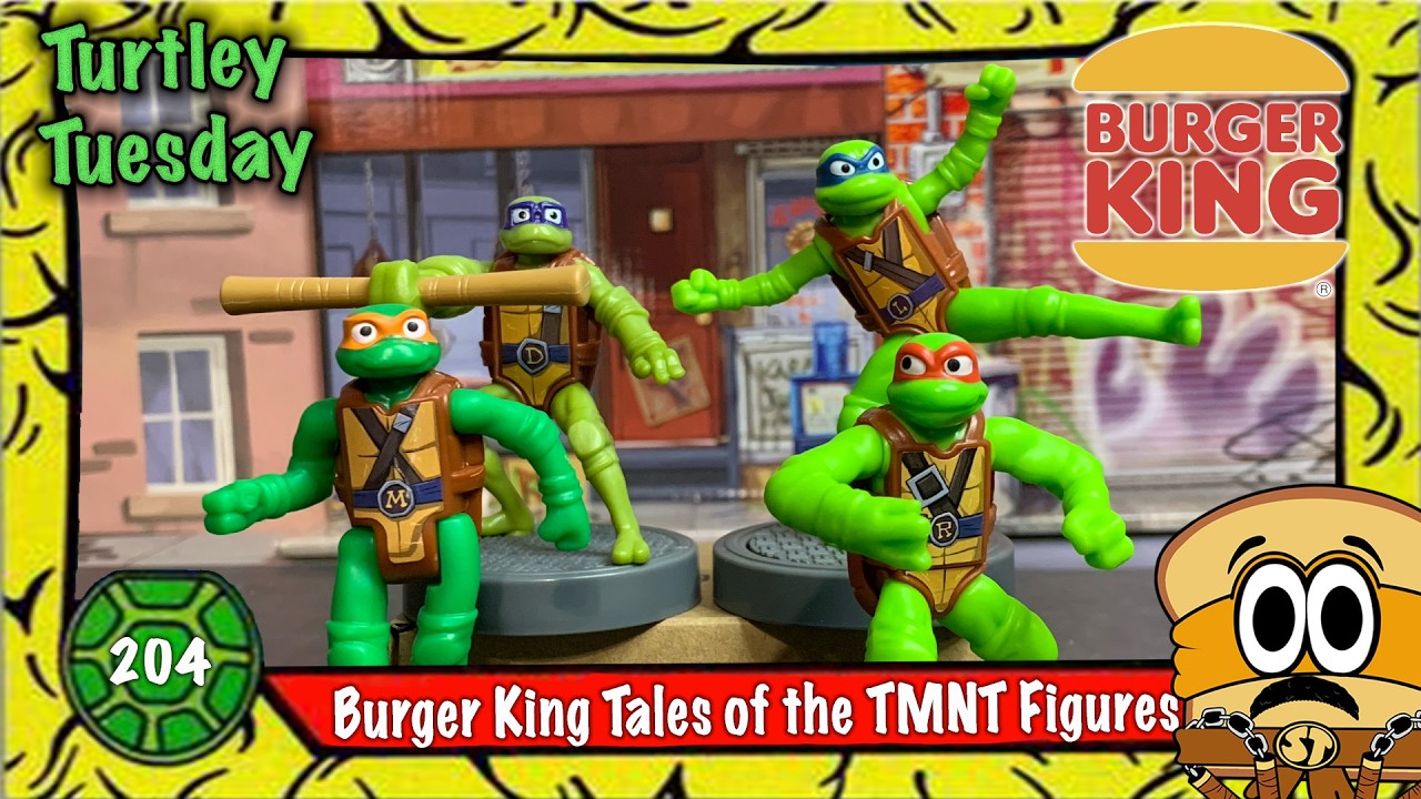 Burger King Tales of the TMNT Figures! - YouTube