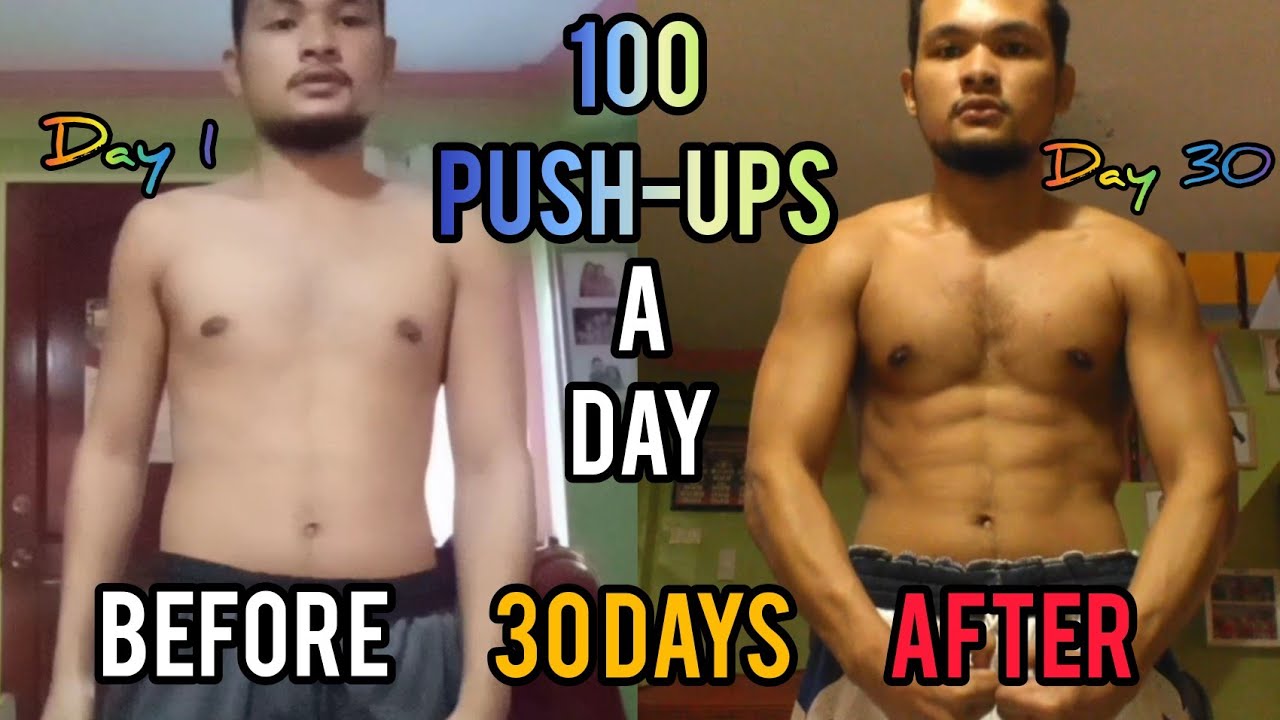 100 push up a day in 30 days epic body transformation - YouTube