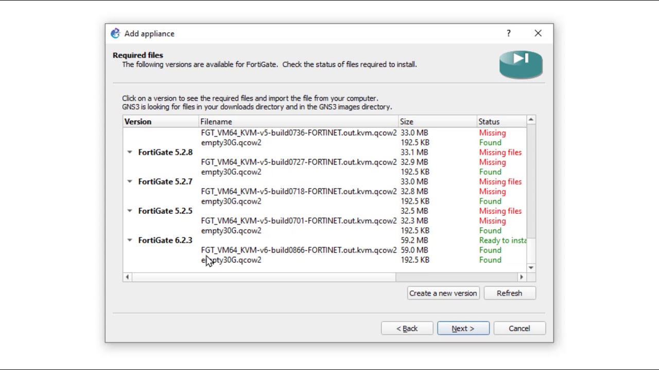 1. Downloading and Importing Latest Version of FortiOS into GNS3 - YouTube