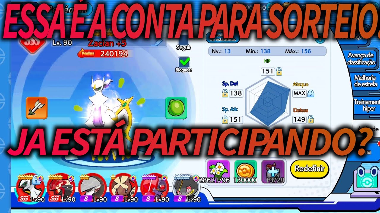 A CONTA PARA SORTEIO SERA SORTEADA NESSA SEXTA FEIRA!! CONTA VIP 12 ...