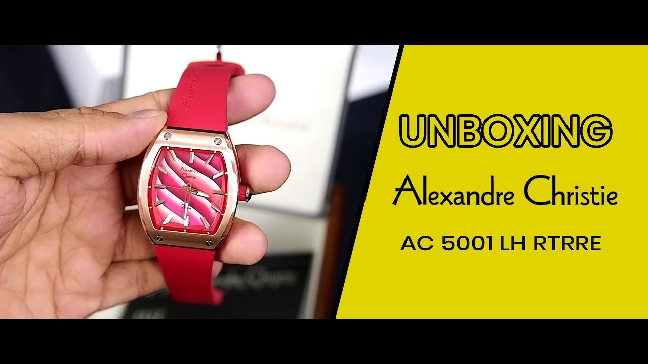 UNBOXING JAM TANGAN ALEXANDRE CHRISTIE / Alexander Christie AC 5001 LH ...