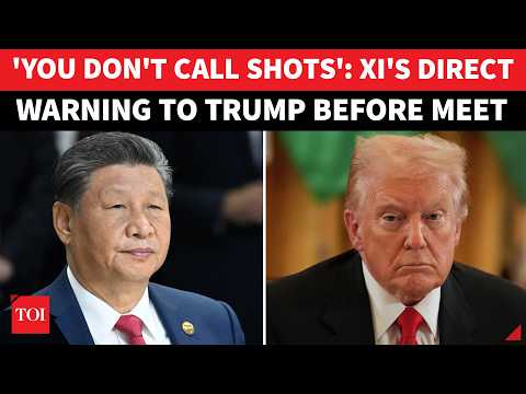 China's Blunt Warning To Trump Before Xi Meet: 'Washington Does Not Have Power To...' | Watch