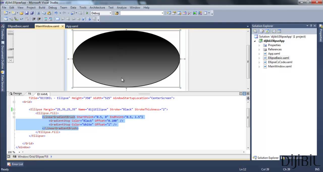 2 - WPF - Ellipse - YouTube