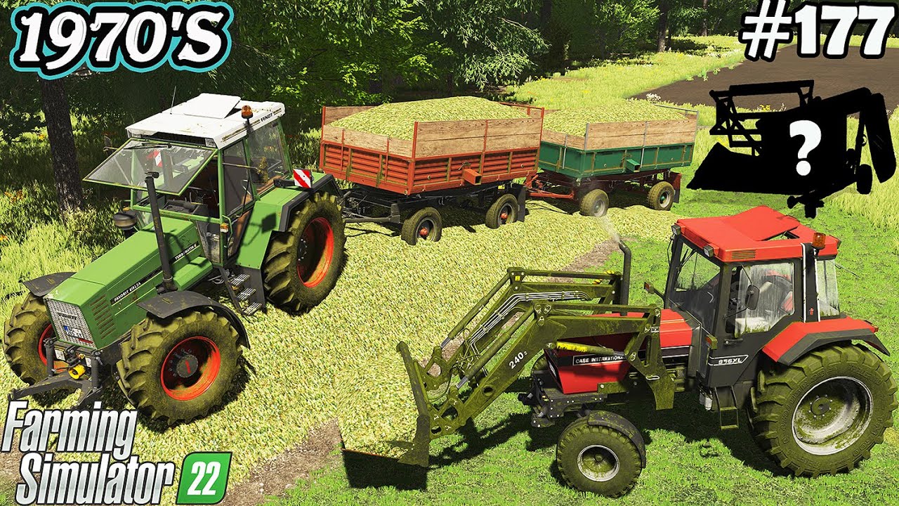 1970'S. Making MAIZE SILAGE with an Old FORAGE HARVESTER. Farming ...