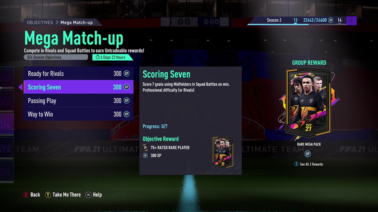 Mega Match-up Objective FREE 55K Rare Mega Pack FIFA 21 - YouTube