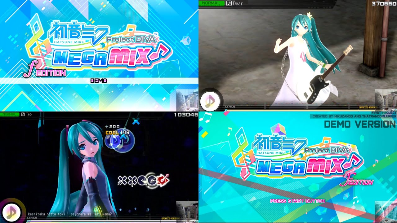 Project DIVA MegaMix - f & F Edition - Demo! - Read the description for ...