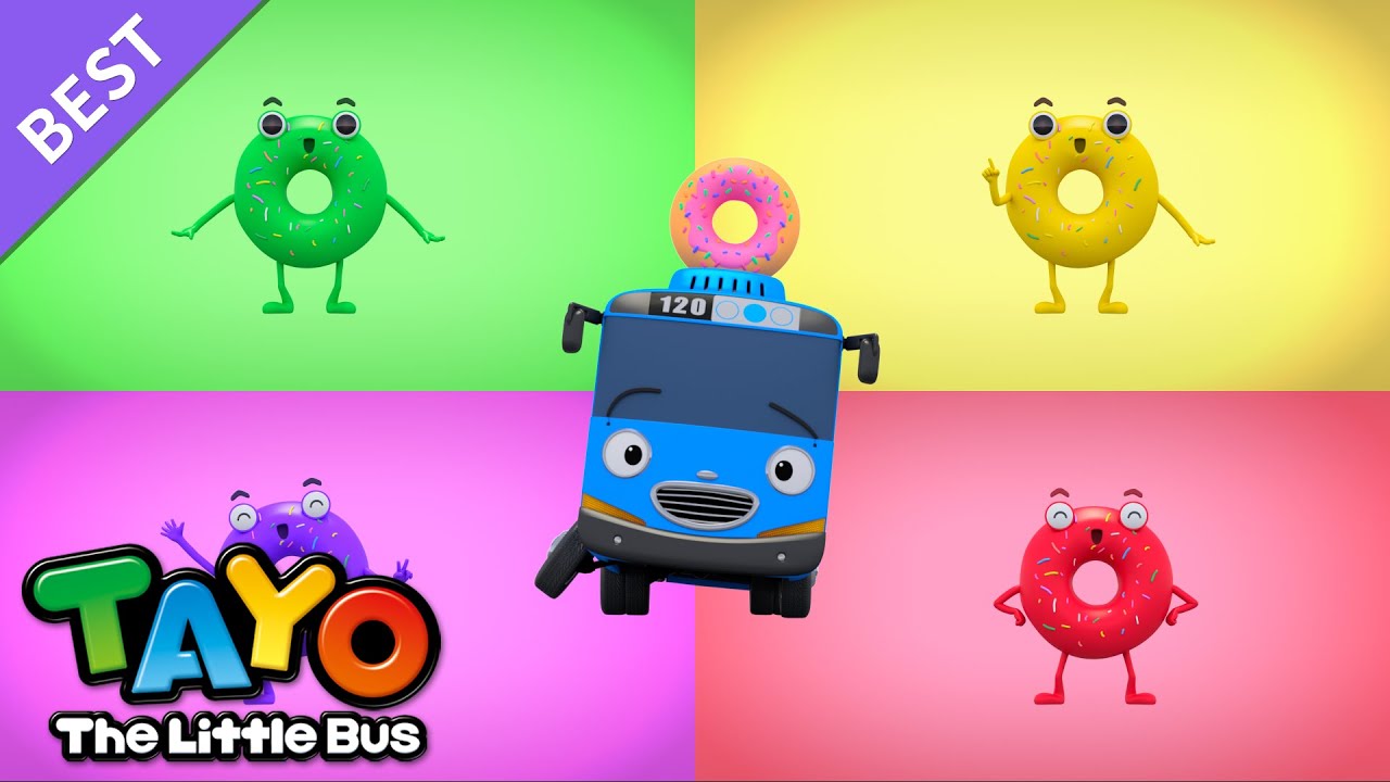 Tayo's Donut Delivery | Tayo Best Song | Learn Colors | Number Song ...
