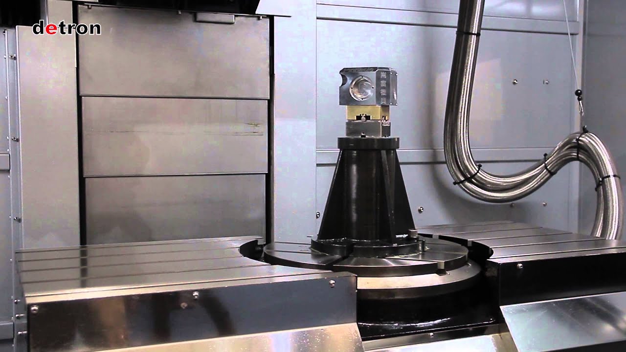 detron NC Rotary Table - 5th axis DDM_DH500H_2014 TMTS(PINNACLE) - YouTube