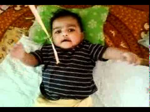 The laughing cute Indian baby -funny video - YouTube
