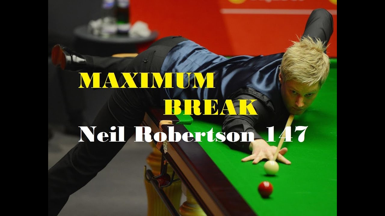 Maximum Break - Neil Robertson 147 - Snooker - YouTube