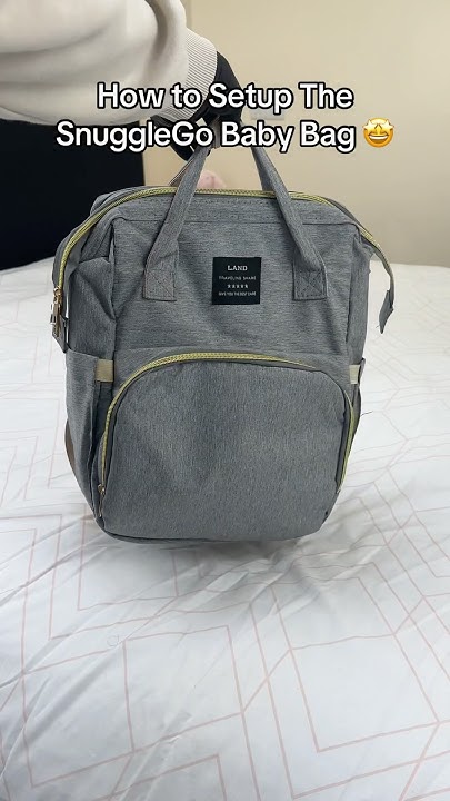 How to Setup the SnuggleGo BabyBag 🤩 #mother #baby #backpack - YouTube