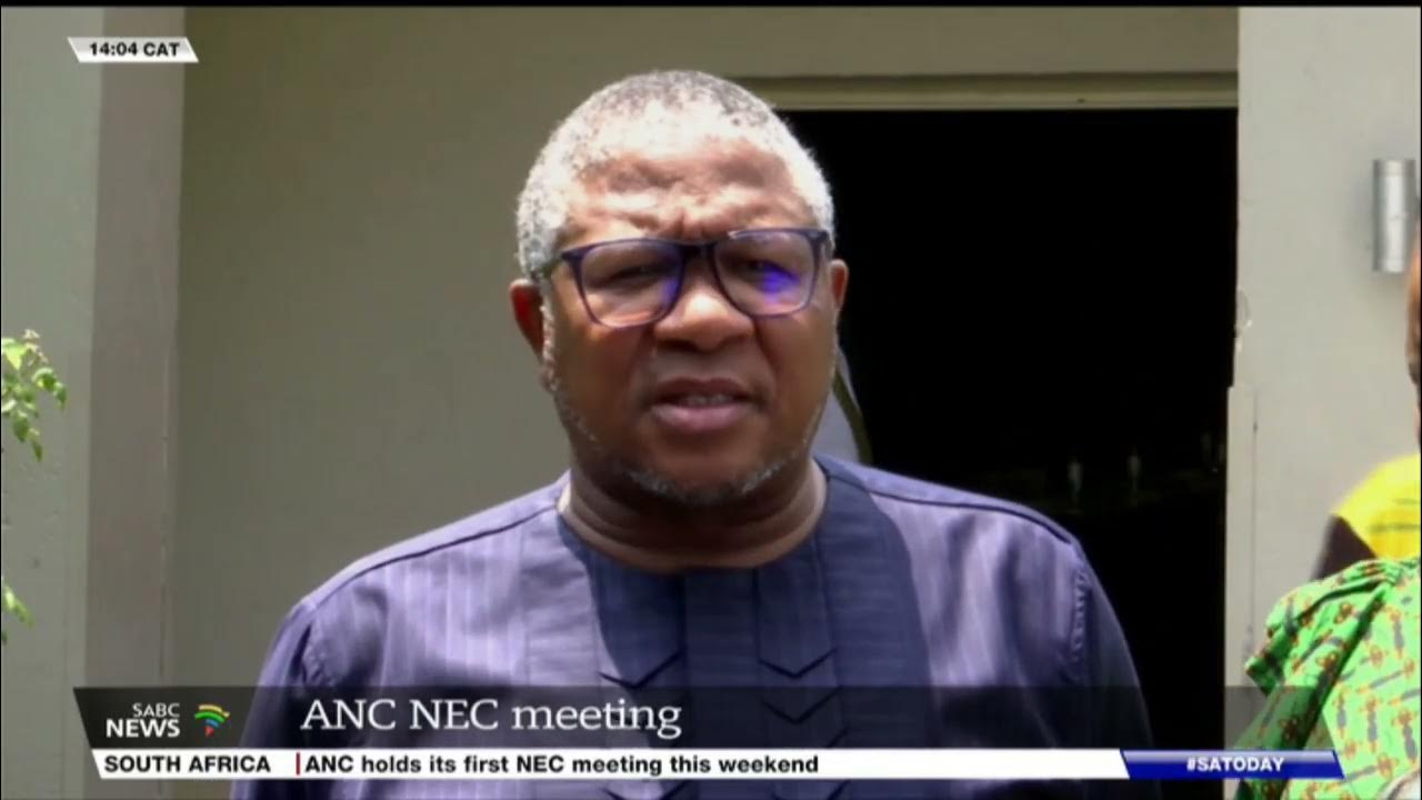 ANC NEC | Secretary General Fikile Mbalula briefs the media - YouTube