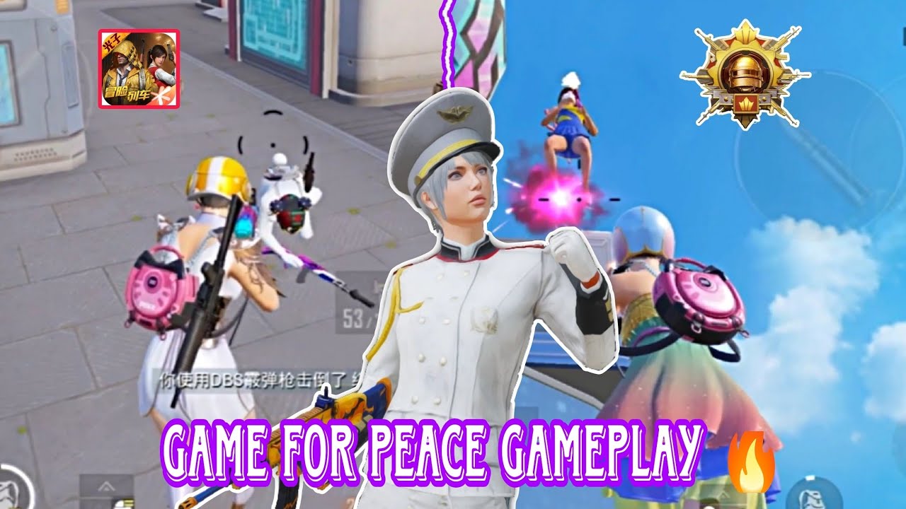Game For Peace China 🇨🇳 PubgMobile Gameplay | Playing on iPad 9th ...