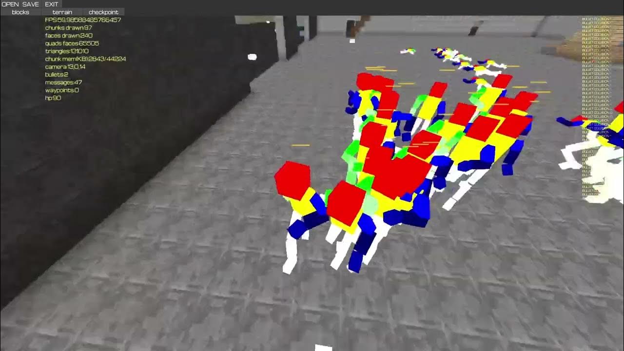 gamedev. opengl shooter. AI test #3 - YouTube