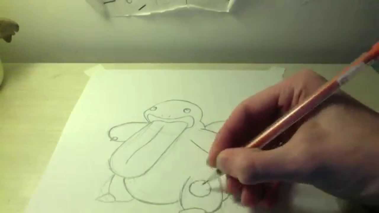 Drawing all the Pokemon: Number 108 Lickitung - YouTube