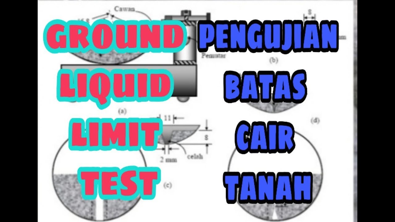 Pengujian Batas Cair Tanah || liquid limit test - YouTube