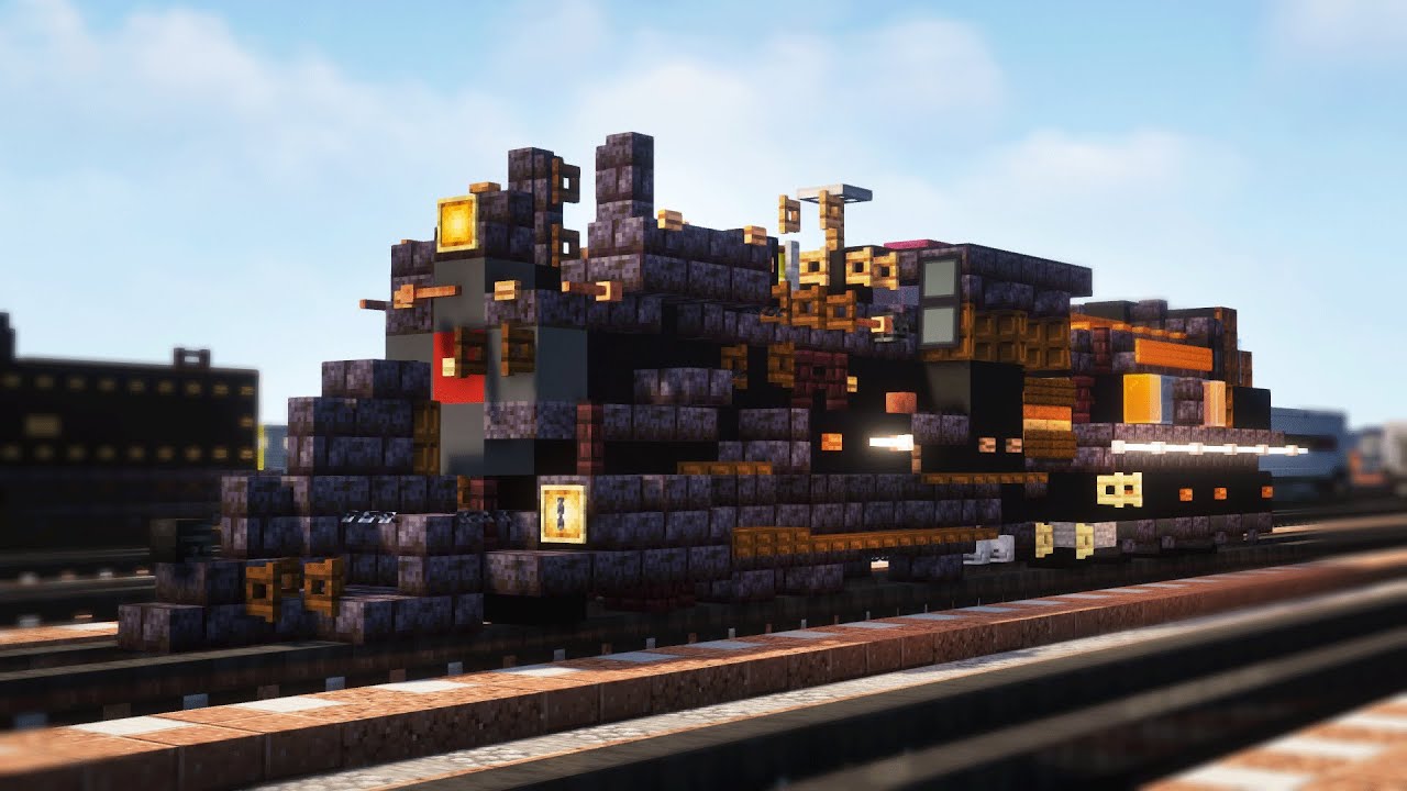 Minecraft Jules Verne Back to the Future Train Tutorial - YouTube