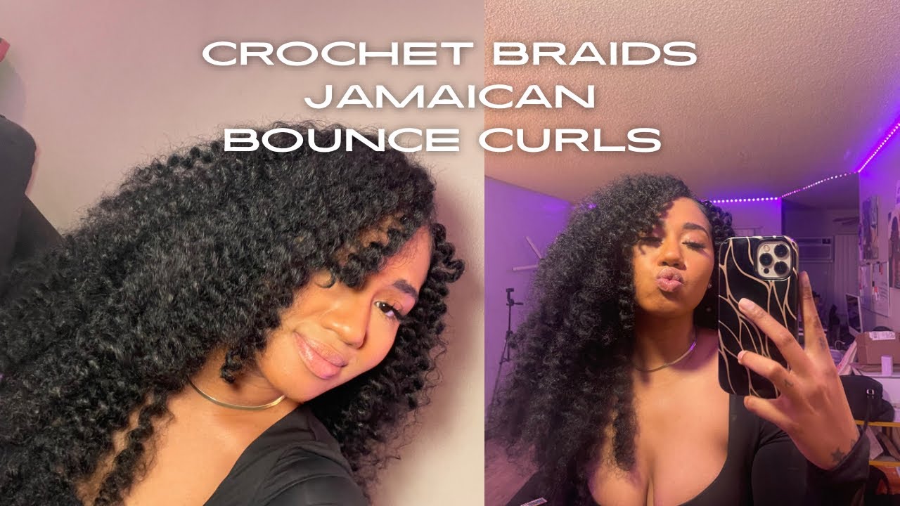 Crochet Braids Jamaican Bounce Curls Tutorial - YouTube
