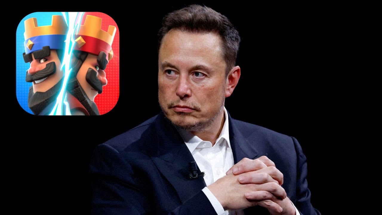 Playing Elon Musk's Deck in Clash Royale - YouTube