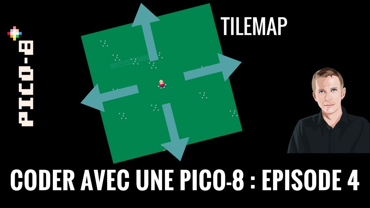 CODER AVEC UNE PICO-8 : Episode 4 (La tilemap) - YouTube