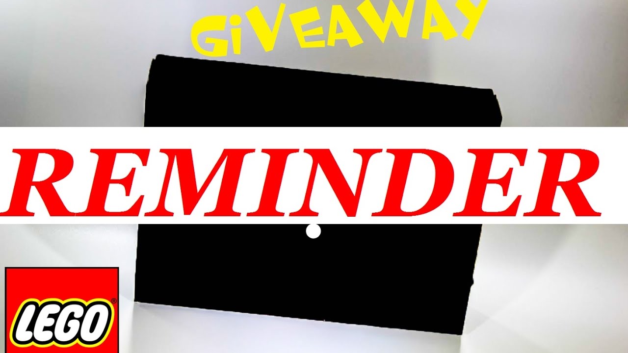 LEGO STAR WARS GIVEAWAY REMINDER (OPEN!) - YouTube