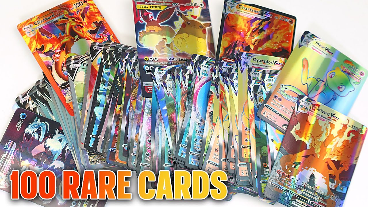 Opening 100 Pokemon Cards Box - FULL of Vmax Vstar Rainbow Rare - YouTube