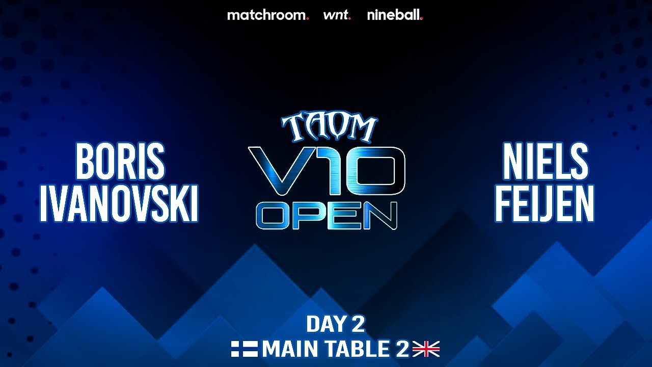Taom V10 - Main table 2 - Day 2 - Niels Feijen vs Boris Ivanovski ...