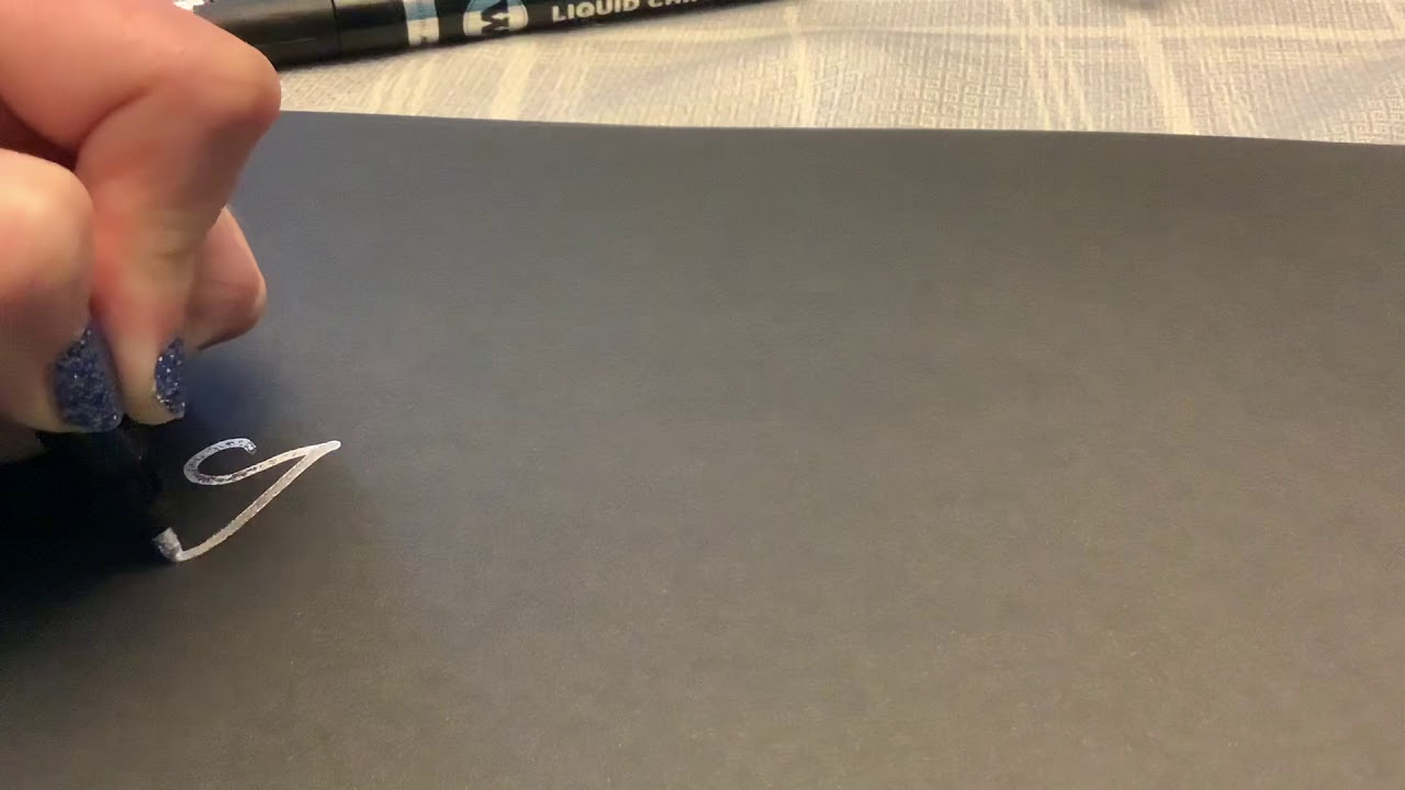 My very first lettering video! - YouTube