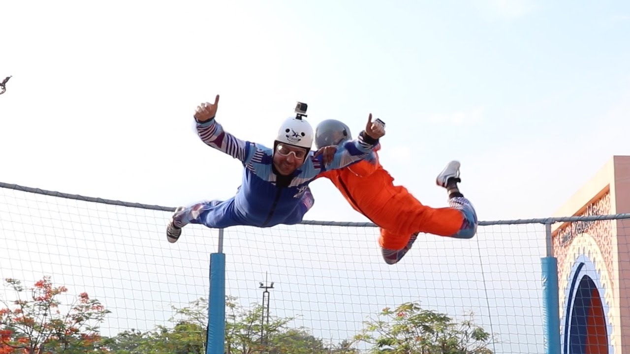 SkyDiving without a Parachute | Camel Republic, Hua Hin, Thailand - YouTube
