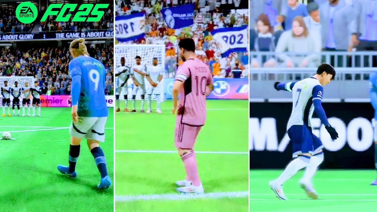 FC 25 | All Signature Free Kick Styles - YouTube